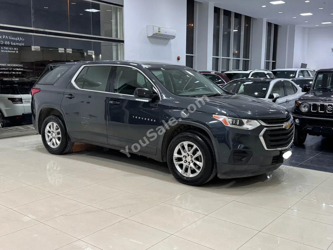 Chevrolet Traverse Gray 2018 For Sale in Bahrain